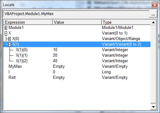 Understanding the ParamArray